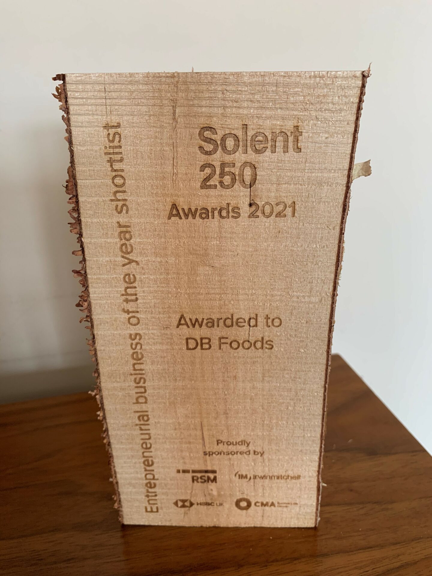 Solent 250 Awards 2021 - DB Foods